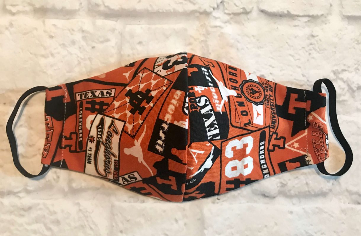 Contoured Texas Longhorn - Coughy Filter Masks